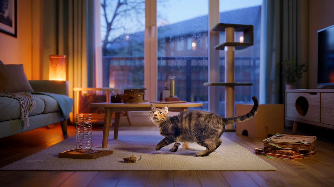 Ce chat qui tourne en rond dans l'appartement en novembre 2025 intrigue ...